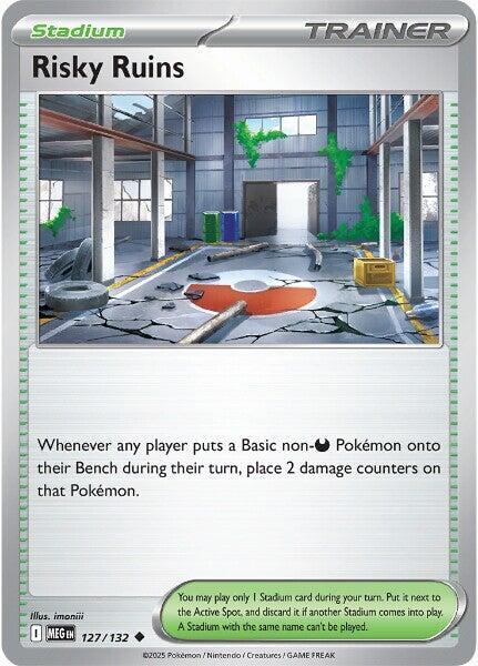 ME01: Mega Evolution – 127/132 – Risky Ruins – Reverse Holo ...